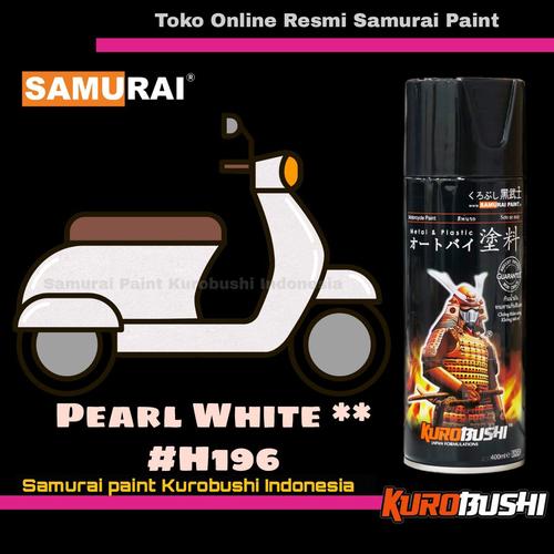 Jual Samurai Paint PEARL WHITE H196 Warna Putih Mutiara Honda Cat ...
