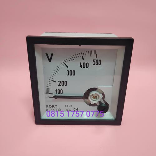 Jual Volt meter/Panel meter 300V dan 500V 72x72 FT-72V Fort - 300 Volt ...