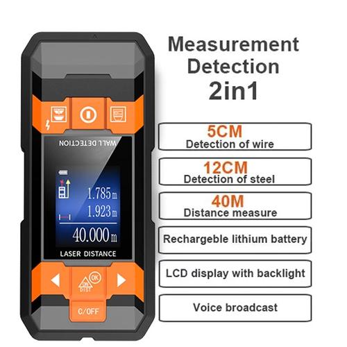 Jual Laser Pengukur Jarak Fungsi Sensor Deteksi Metal-Kabel-Kayu-Pipa ...