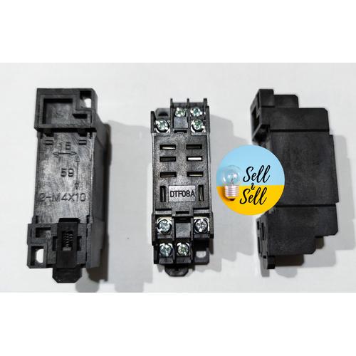 Jual Socket Relay PTF-08A / Soket Relay PTF08A/DTF-08A / Kaki 8 Pin ...