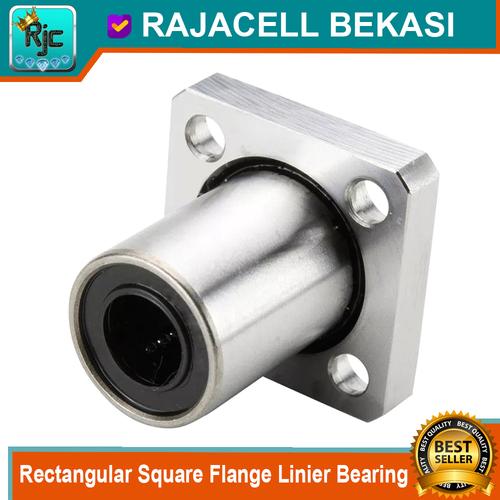 Jual Rectangular Square Flange Linier Bearing LMK6UU LMK8UU LMK10UU M8 ...
