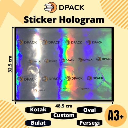 Jual Print | Cetak Sticker Vinyl HOLOGRAM Metalize A3+| Print + Kiss ...