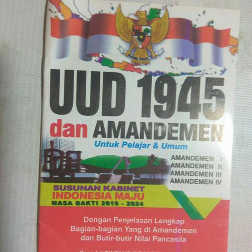 Jual UUD 1945 DAN AMANDEMEN - Kota Bekasi - toko buku perpuskata ...