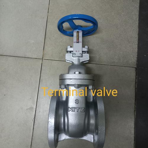 Jual gate valve kitz 3inch/gate valve kitz cast iron jis10k 3inch/fchi ...