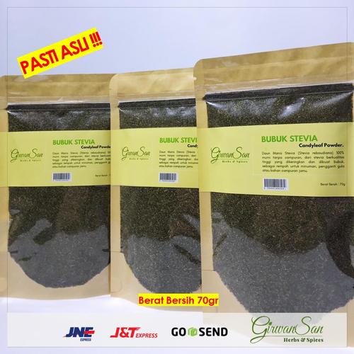 Jual Daun Stevia Bubuk Murni Original Grade A Pengganti Gula Anti ...