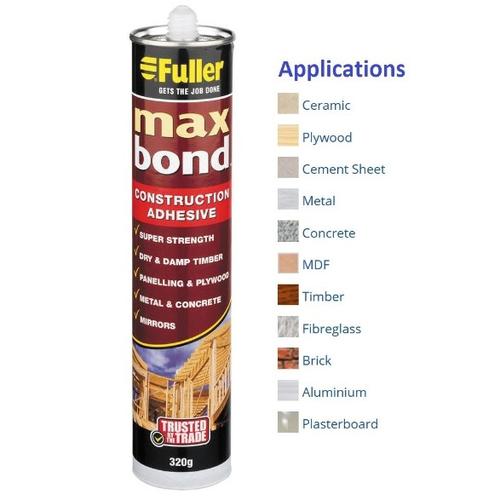 Jual Lem Konstruksi Titebond Heavy Duty Cartridge 296 ml - Maxbond ...