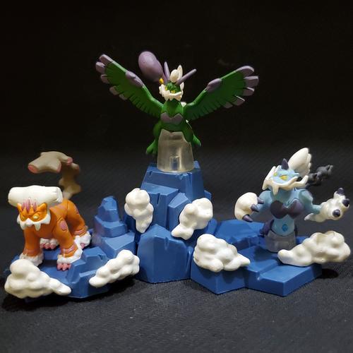 Jual Pokemon Zukan Landorus Tornadus Thundurus 1/40 Scale Tomy Figure ...