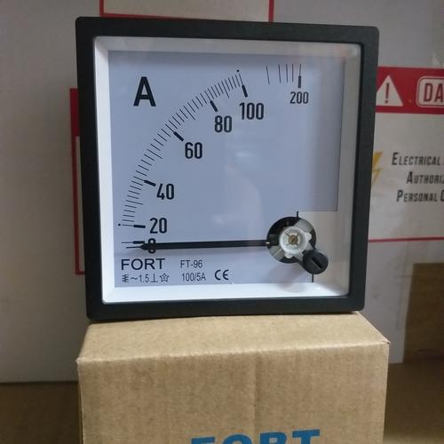 Jual AMPER METER ANALOG UKURAN 72x72/96X96 30a/50a/75a/100a/150a/200a/250a - 30A, 72X72 ...