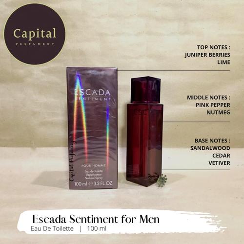 Jual Escada Sentiment Pour Homme Edt 100 ml - Kota Tangerang Selatan ...