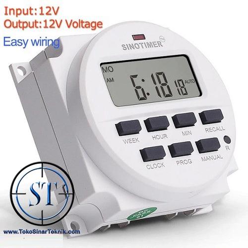 Jual Digital Relay Switch Timer Programmable Saklar ON OFF Otomatis 16A ...