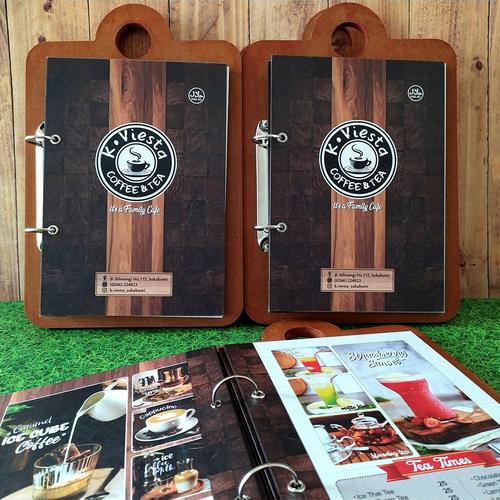 Jual Buku menu kayu eksklusif include desain - Buku Menu Kayu - Kab ...