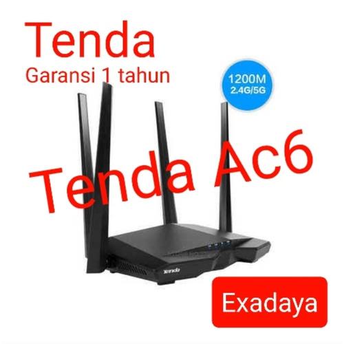 Jual Tenda AC6 , Dual Band AC1200 Wireless Router EXTENDER Repeater ...