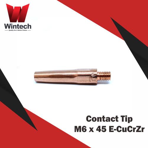 Promo Kontak Tip M6x45 E-CuCrZr / Contact Tip Untuk Torch Pana 350A & 500A - 1.0mm - Kota Bekasi ...