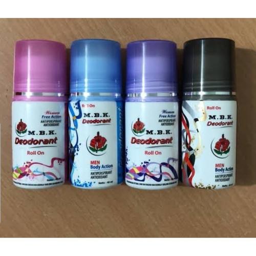 Jual MBK deodorant rollon pria dan wanita 40ml roll on M.B.K. - Hitam ...