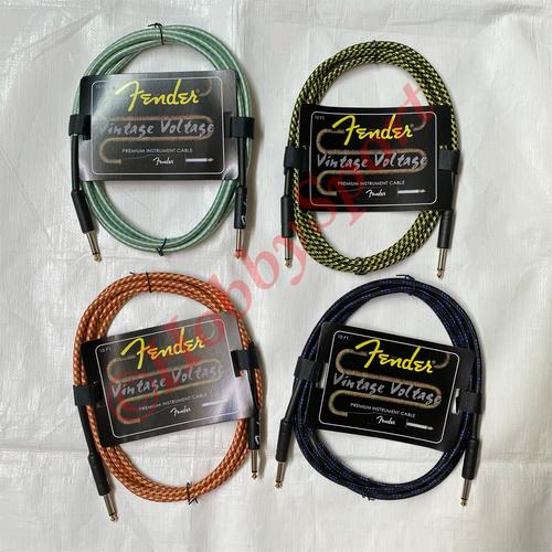 Jual Kabel Jack Fender 3 meter Vintage Voltage Gitar Bass Instrument ...