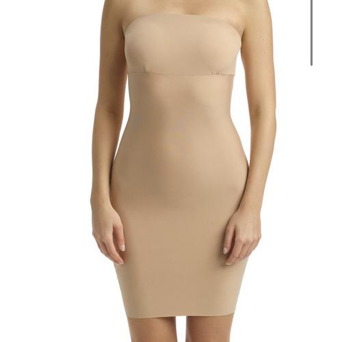 Jual COMMANDO TECH STRAPLESS CONTROL SLIP DRESS Nude/under dress shapewear - S - Jakarta Utara ...