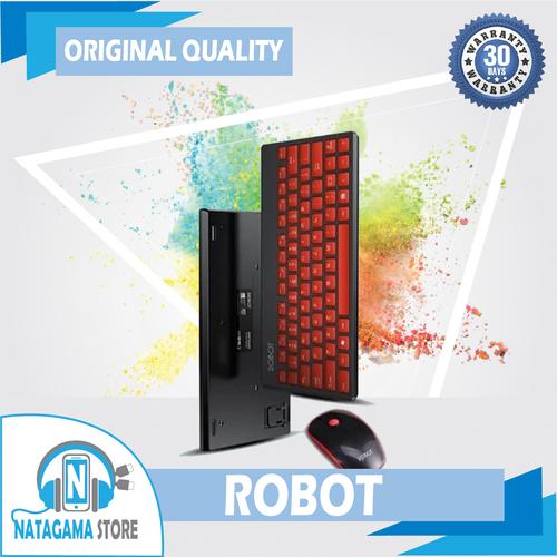 Jual ROBOT KM3000 Wireless Keyboard and Wireless Mouse Combo Original ...