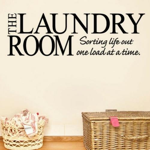 Jual Sticker Laundry Room Stiker Kaca Dinding Rumah Toko Laundry ...