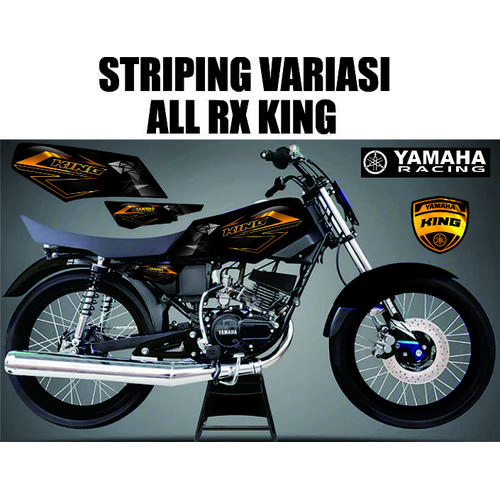 Jual STRIPING MOTIF NEW GOLD BUAT RX-KING VARIASI RACING LIS GOLD ...