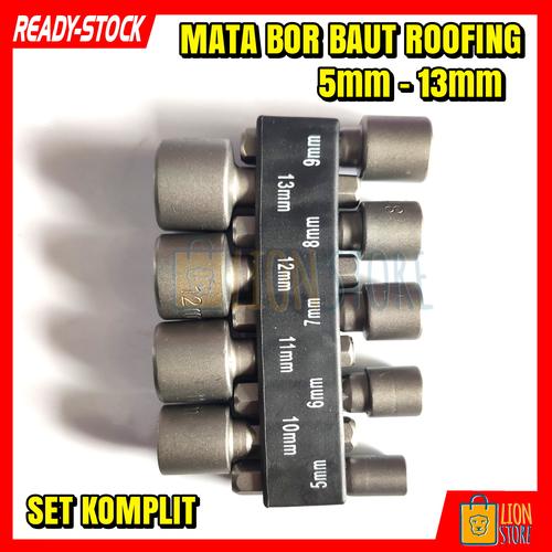 Jual BAUT ROOFING MATA SHOCK SHOK MESIN BOR BAUT RUMPING M5 M6 M7 M8 M9 ...