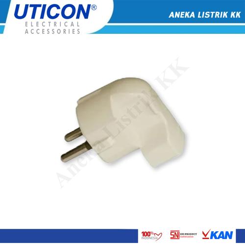 Jual UTICON STEKER ARDE BENGKOK S-30 MIRING MODEL L S30 colokan kaki 2 ...