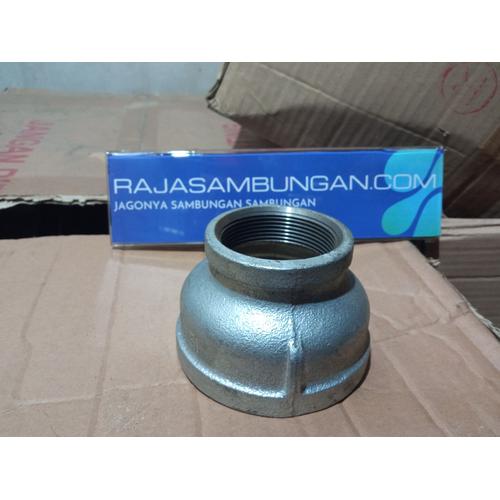 Jual Flok Sok Besi 1 1/4 x 1/2 Inch Sambungan Pipa Reducer Socket Flock ...