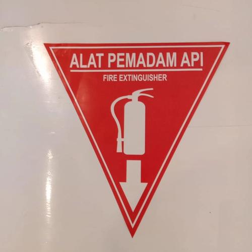 Jual STICKER SEGITIGA TANDA APAR TP API UKURAN 35X35CM - Jakarta Barat ...