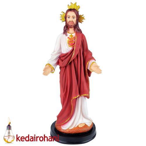Jual Patung Yesus Tangan Terbuka Aura 40 cm Hiasan Rohani Arca ...