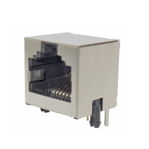 Jual Socket RJ45 Female Right Angle PCB 8P8C 8Pin Half Metal Shield - Kota Surabaya - DigiWare ...