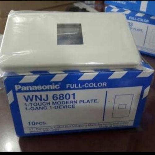 Jual Frame saklar Panasonic Tipe Panjang Full Colour WNJ 6801 6802 6803 - 1 Gang WNJ6801 ...