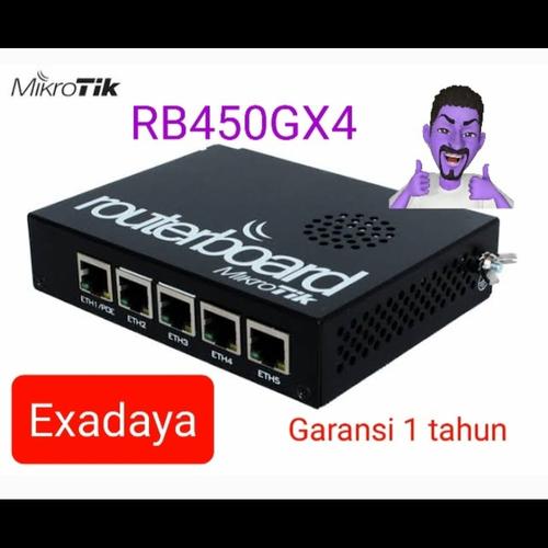 Jual Mikrotik RB450Gx4 Router Indoor 5 Port Gigabit - Jakarta Pusat ...