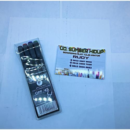 Jual Snowman Spidol Permanent Marker OHP F 4Warna - Kota Malang - PIXEL ...