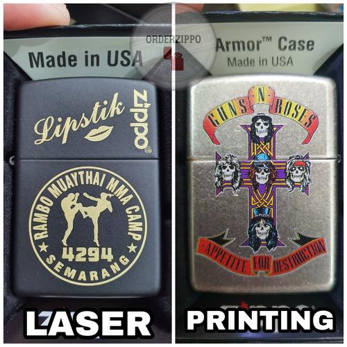 Jual Contoh Custom / Printing Zippo 1 /2 sisi - Jakarta Selatan ...