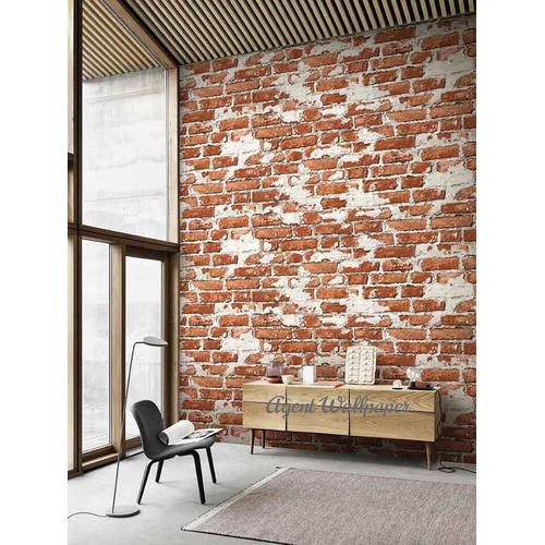 Jual Wallpaper Dinding Motif Batu Bata Alam 3D Natural Korea Square ...