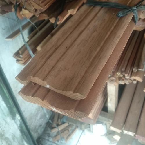 Jual kayu list plafon lis wall moulding tembok wainscoating skirting ...