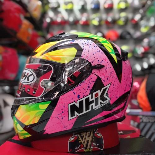 Jual Helm NHK RX9 KAREL ABRAHAM MOTIF WINTER PINK MOTOGP - Kab. Bekasi ...