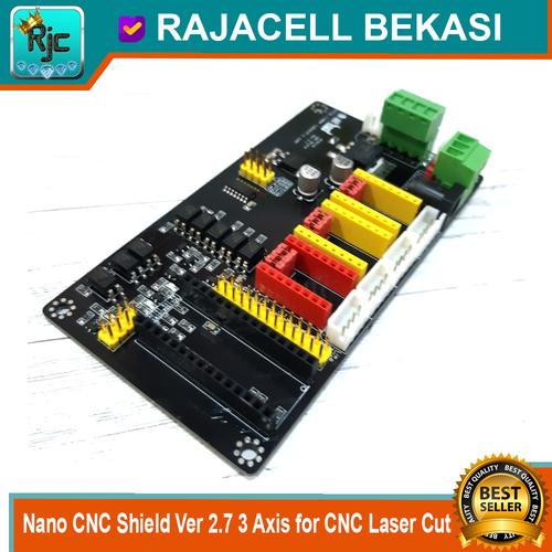 Jual Nano CNC Shield Ver 2.7 3 Axis for CNC Laser Cut Engrave Arduino ...