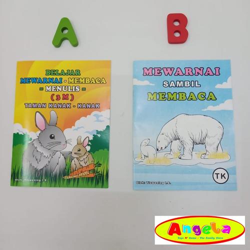 Jual Buku Mewarnai Membaca - B - BERUANG - Jakarta Barat - ANGELA TOYSS ...