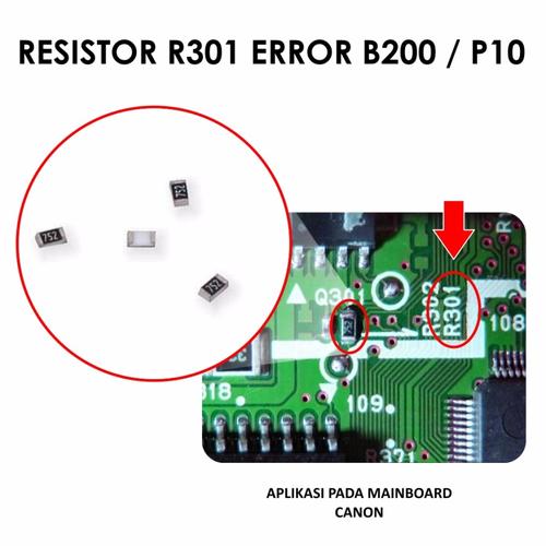 Jual Resistor Original R301 Eror B200/P10 Printer Canon MP287 - Kota ...