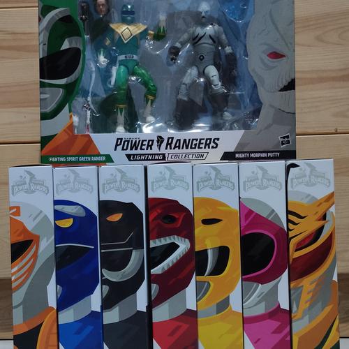 Jual Hasbro Lightning Collection Mighty Morphin Power Ranger MMPR set ...