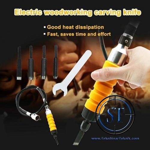 Jual Alat Ukir Pahat Kayu Electric Mini Grinder Chisel Wood Carving ...