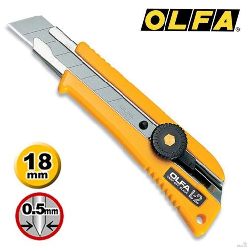 Jual Pisau Cutter 18 mm L-2 OLFA Snap-Off blade Heavy Duty Cutter - Jakarta Barat - Universal ...