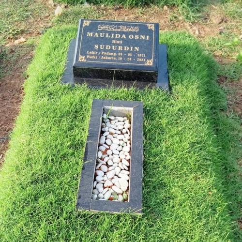 Jual Batu Nisan Murah Marmer Granit Pakai Pot Tabur Bunga Makam Kuburan ...