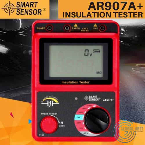 Jual Smart Sensor AR907A+ Digital Insulation Tester Megger High Voltage ...