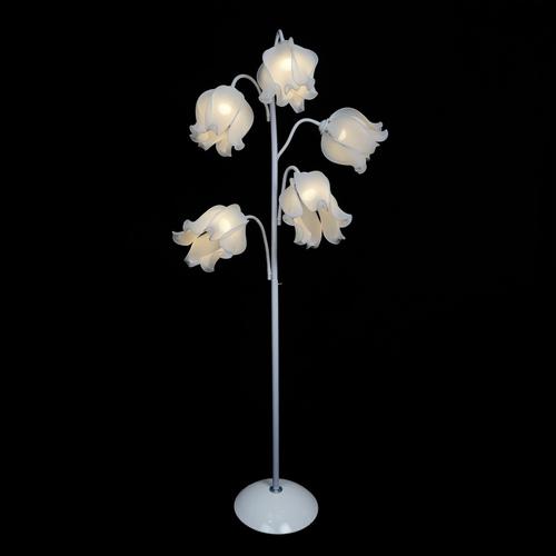 Jual Lampu Berdiri Standing Lamp Lampu Dekorasi 5 HEAD LILY FLOWER ...