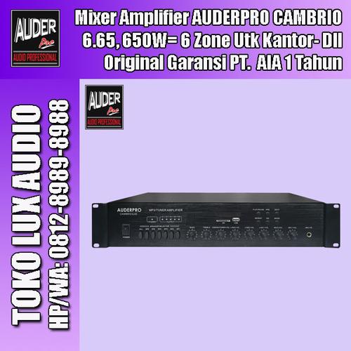 Jual Mixer amplifier AUDERPRO CAMBRIO 6-65 6 zone selektor 650W utk ...