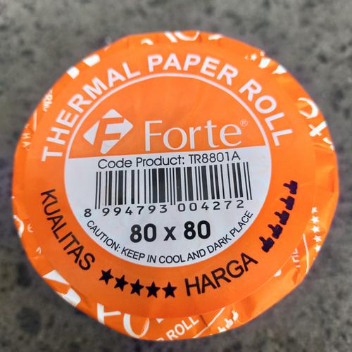 Jual Thermal Roll merk FORTE 80 x 80 mm - Jakarta Utara - MANDAUPRIMA ...
