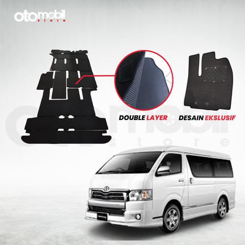 Jual Karpet Mobil Toyota Hiace Commuter Double Layer Rubber Eva Premium ...