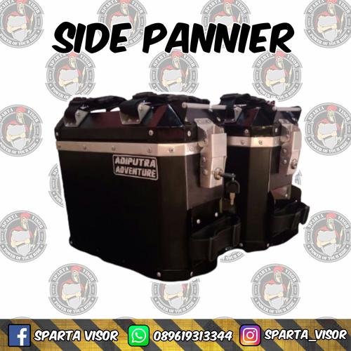 Jual side box pannier / pannier motor alumunium - 35 liter - Kab ...