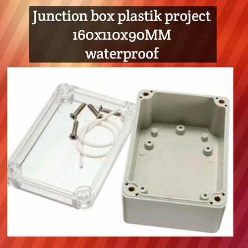 Jual Junction BOX WATERPROOF 160x110x90 MM keperluan projek elektronik ...